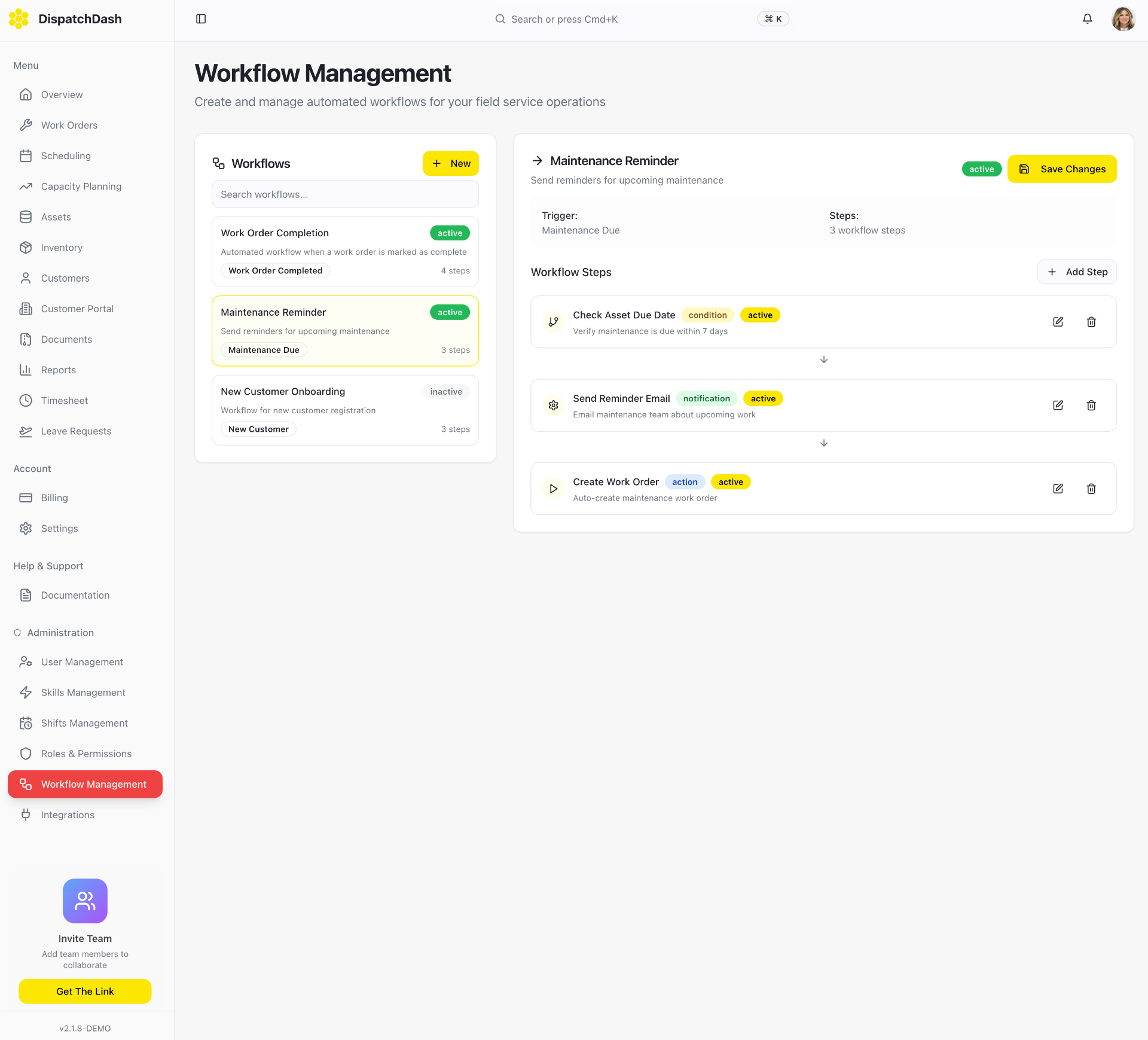 Field Service Management Software | DispatchDash